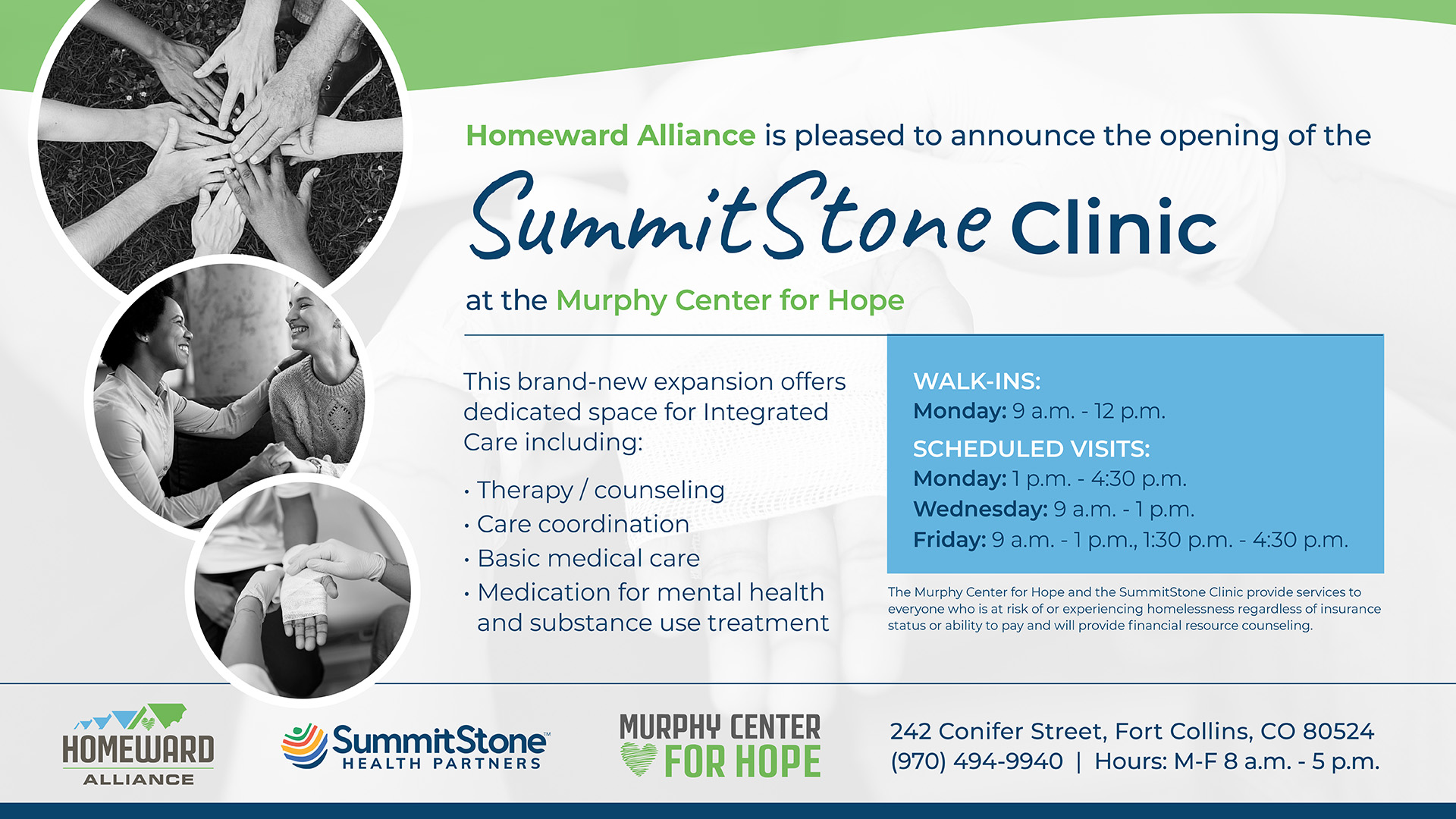 SummitStone Clinic at the Murphy Center - Homeward Alliance